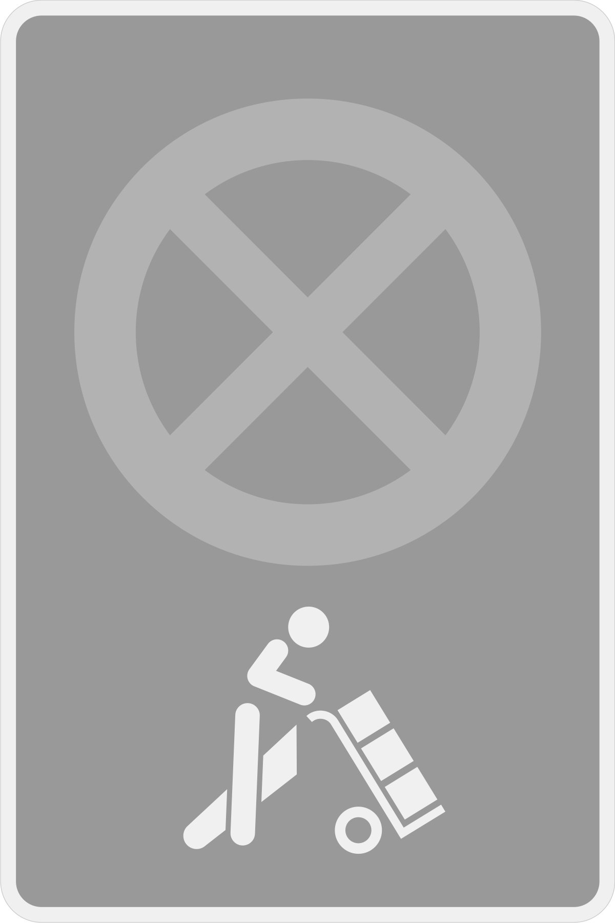 Verkehrszeichen Ladebereich / Ladezone